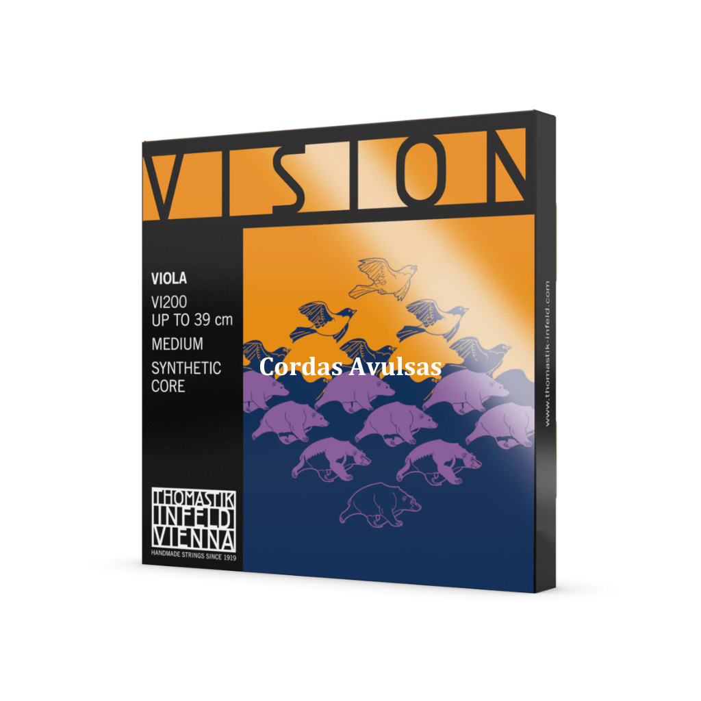 Cordas Avulsas Vision Viola - Thomastik VI200 - Virtude Musical